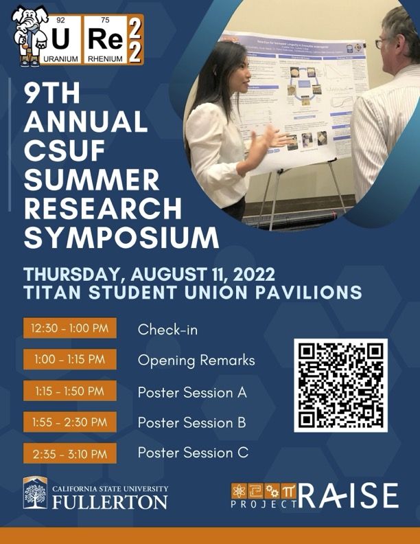 Summer Research Symposium - Project RAISE | CSUF